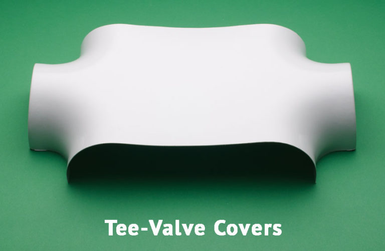 White PVC Fitting Covers - Speedline Corporation
